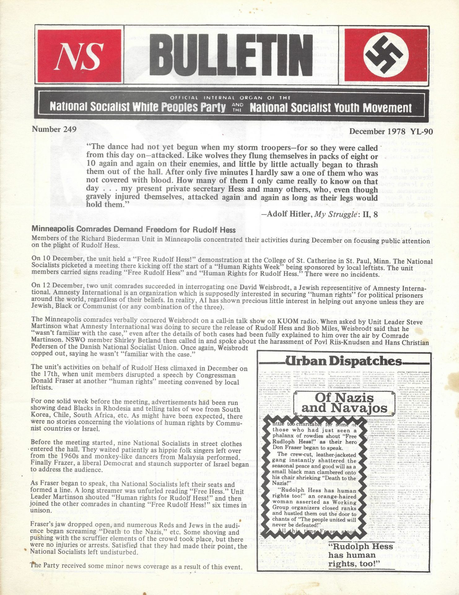 NS BULLETIN | NO. 249, DECEMBER 1978 YL-90